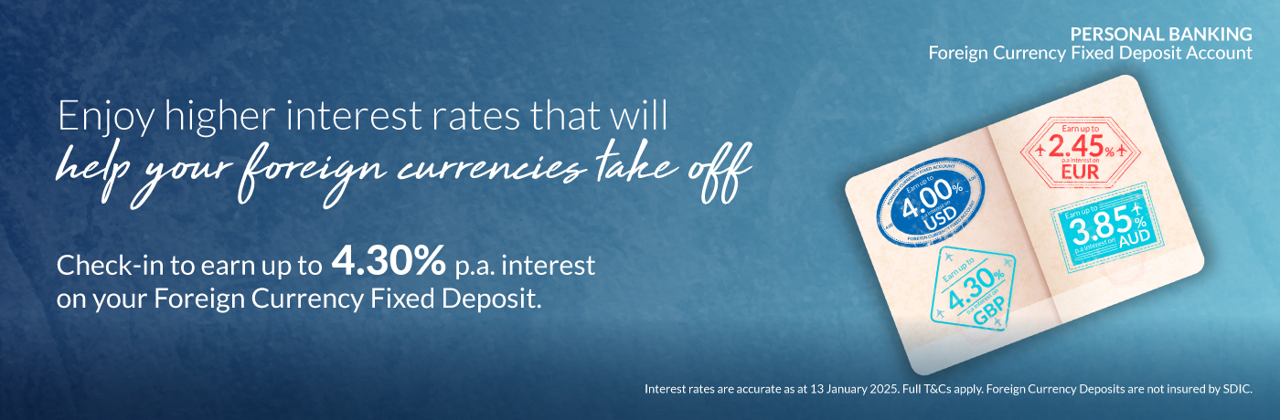 Foreign Currency Fixed Deposit Promotion | RHB Singapore